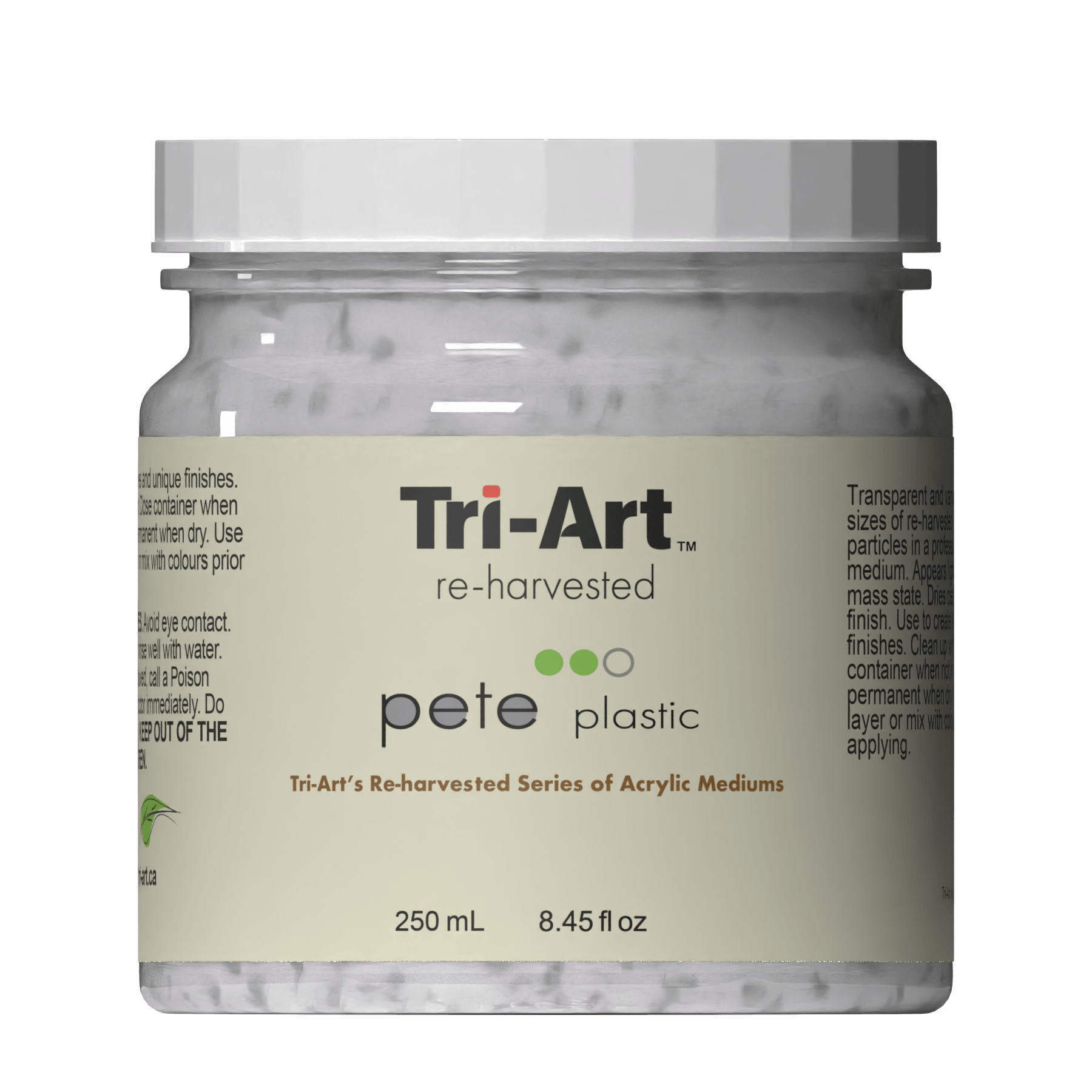 Tri-Art Mediums - Re-harvested Pete Plastic
