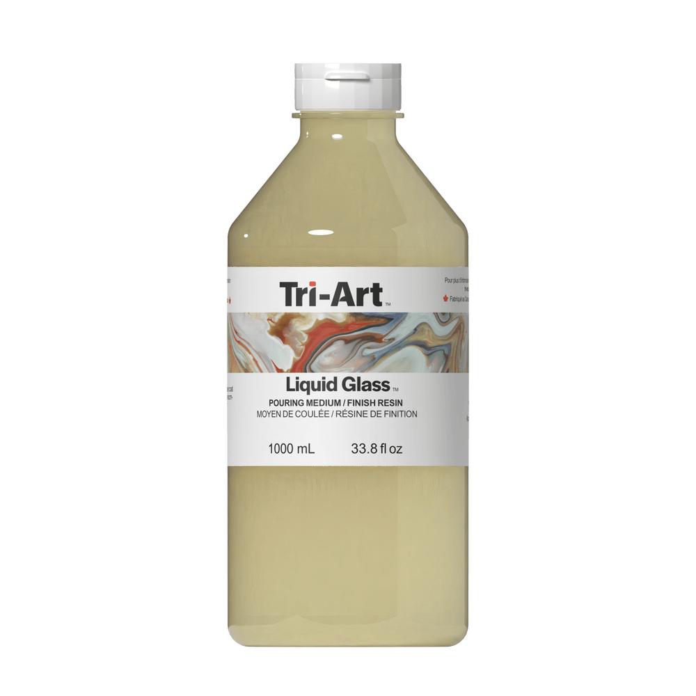 Liquid Glass Pouring Medium and Finishing Resin