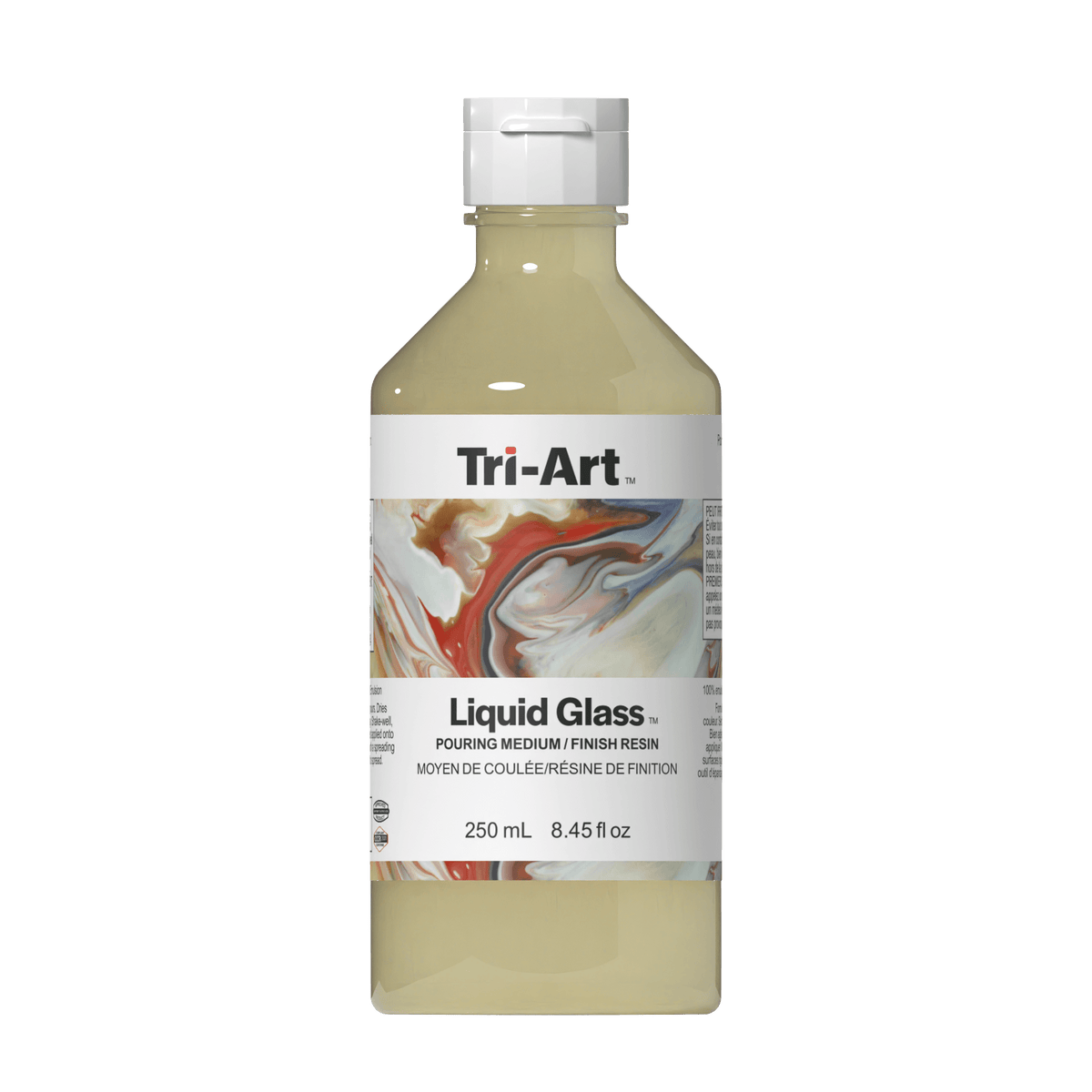 Liquid Glass Pouring Medium and Finishing Resin