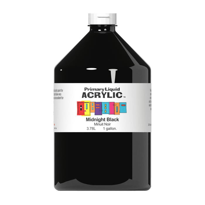 Primary Liquid Acrylic - Midnight Black